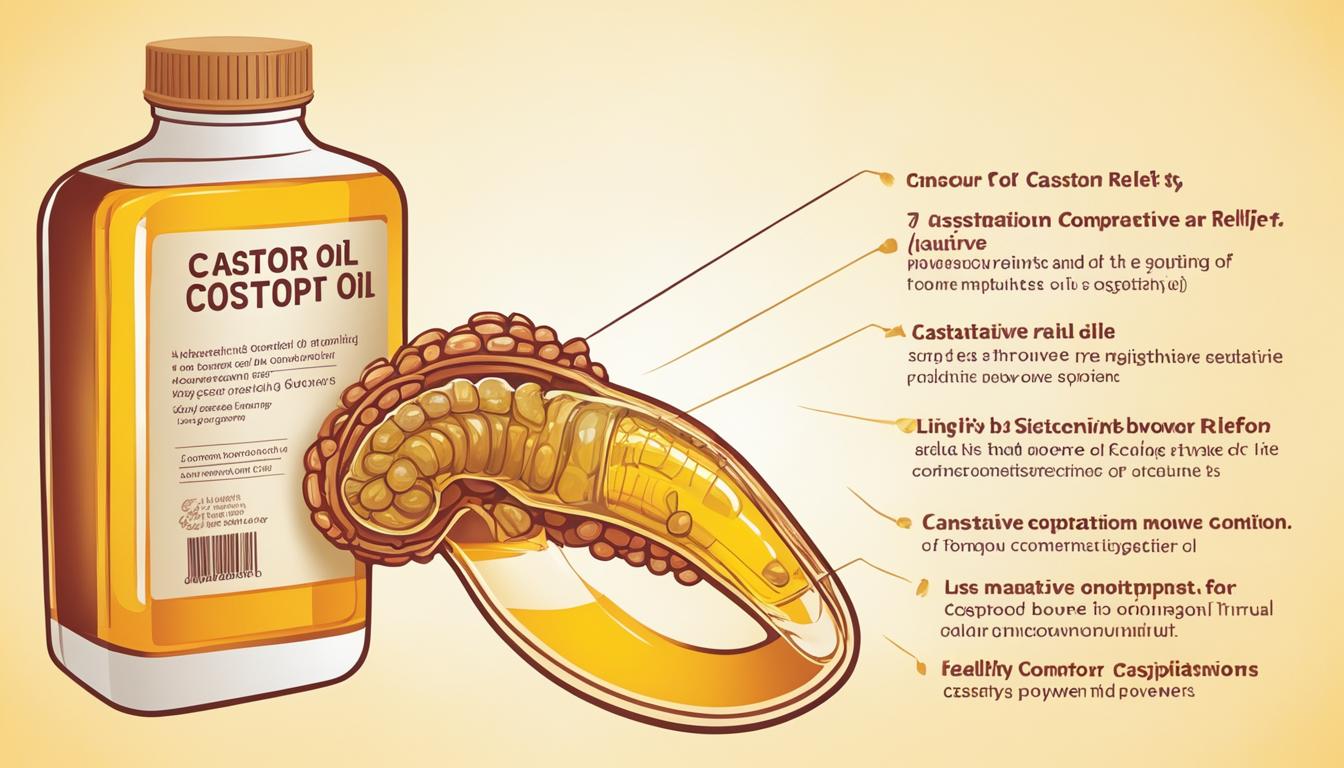 How castor oil works for constipation