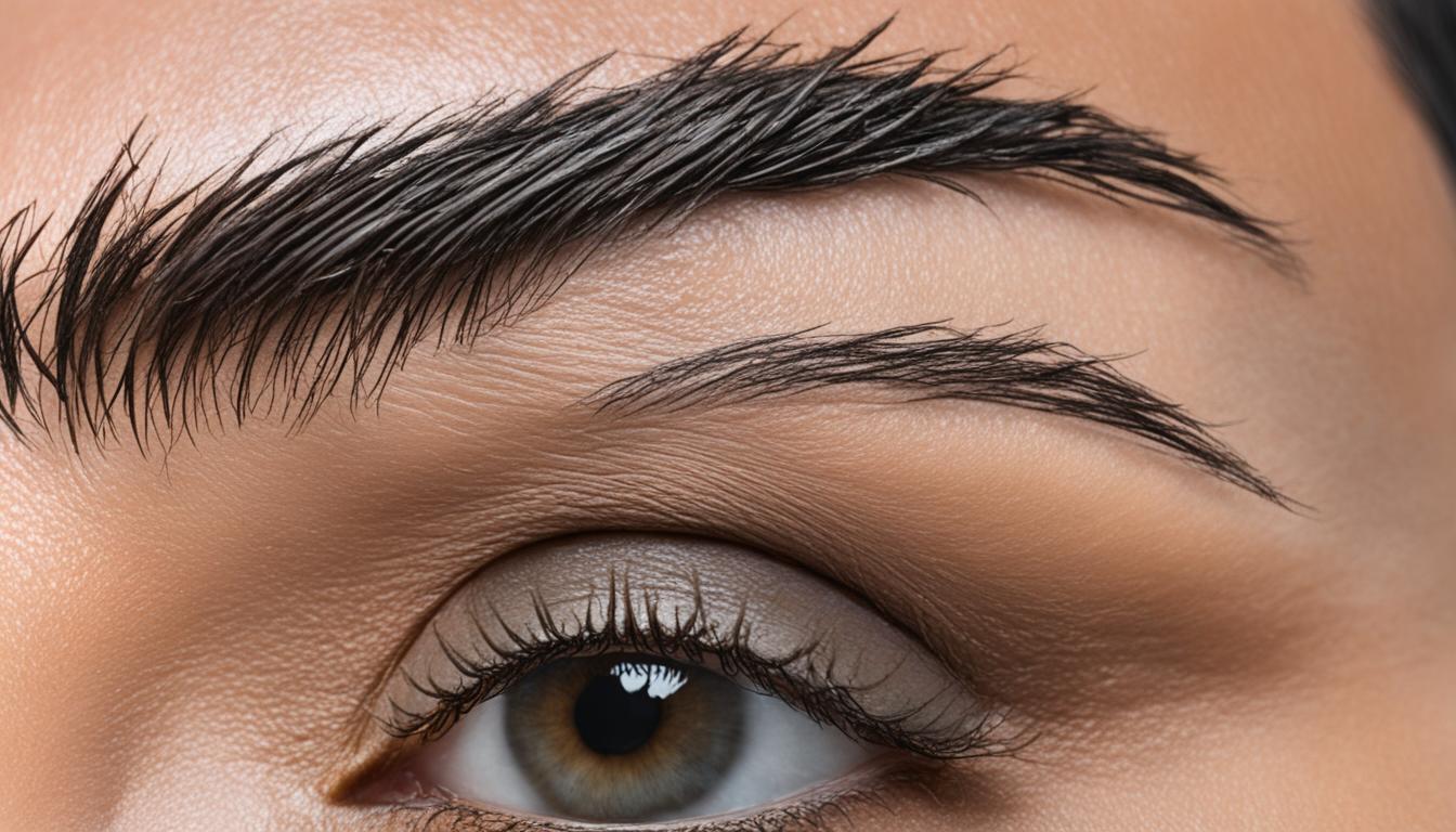 Should you wash off castor oil from eyebrows?