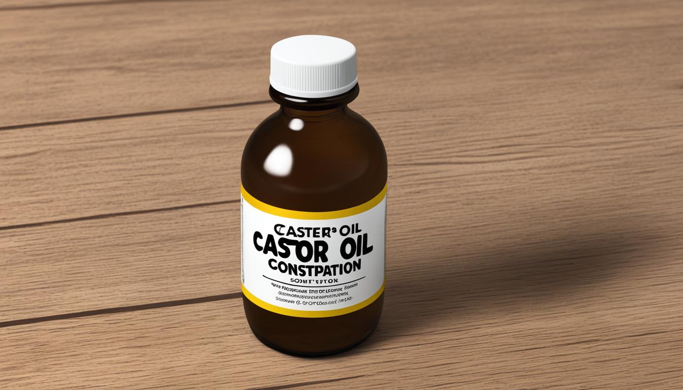 how much castor oil for constipation